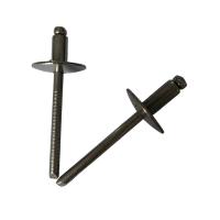 China Large Brim Round Head Open Type Steel Blind Rivets Heat Resistant and Easy to Remove for sale