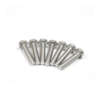 China DIN JIS ISO Stainless Steel Phillips Pan Head Machine Fastener Screw Cross Recessed Screws for sale