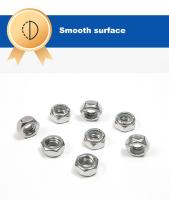 China Stainless Steel Skateboard Truck Hardware Set Axle Nut King Lock Nut Other Finish for sale