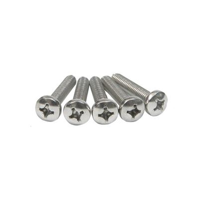 China Metric Measurement System DIN JIS ISO Stainless Steel Phillips Pan Head Machine Screw for sale