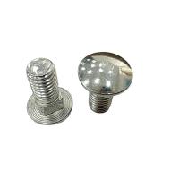 China Round Head Square Neck Screw DIN603 Carriage Bolts in 304 Stainless Steel Material for sale