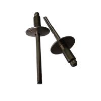 China Machinery Steel Open Type Aluminum-Iron Pop Rivets Large Brim Round Head Lightweight Rustproof Versatile for sale