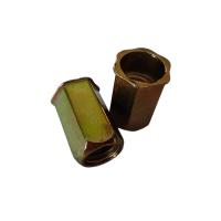 China Yellow Zinc-Plated Carbon Steel Full Hex Open Rivet Nut for Automotive M4-M5-M6-M8-M10 for sale