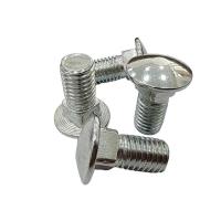 China Professional Manufacture M4 M16 Round Button Head Screw SS 304 SS316 Carriage Bolts for sale