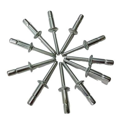 China Carbon Steel Round Head Rivets with High Strength Anlock Type Blind Rivets on Alibaba for sale