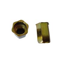 China DIN Standard Corrosion-Resistant Yellow Zinc Plated Carbon Steel Small Head Full Hex Rivet Nut for sale