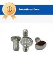 China M3-M12 Stainless Steel Carriage Bolts with Half Round Mushroom Head and Square Neck for sale