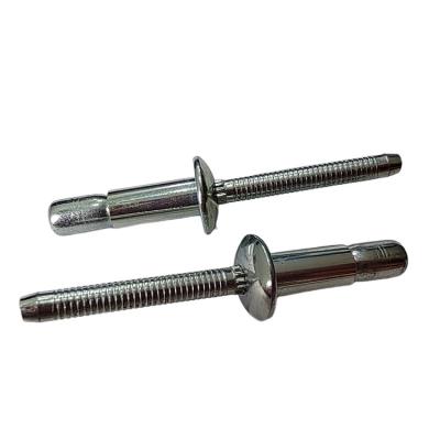 China Affordable Interlock SSPI Series Carbon Steel Blind Rivets 20mm Length Bright Finish for sale