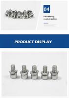 China 100% Inspected M5 M6 M8 Stainless Steel Allen Head Cap Screw Assembled With Washer Assortment for sale