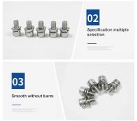 China 100% Inspected M5 M6 M8 Stainless Steel Allen Head Cap Screw Assembled With Washer Assortment for sale