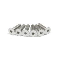 China 304 Stainless Steel Cross Countersunk Head Machine Screw DIN7991 Socket Head Screws Full Thread for sale