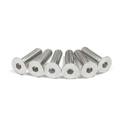 China 304 316L Stainless Steel Flat Head Allen Bolts DIN7991 Countersunk Head Socket Head Screw for sale