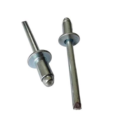 China High Strength Iron Open End Blind Rivets for 3.2-6.2/8-30mm Industrial Applications for sale