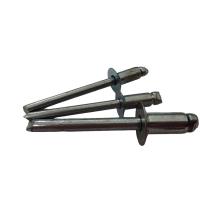 China High Strength 4.8mm Open End Blind Rivets with Iron Countersunk Head in Bright Finish for sale