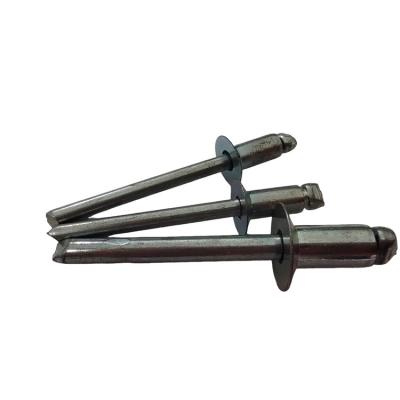 China High Strength 4.8mm Open End Blind Rivets with Iron Countersunk Head in Bright Finish for sale