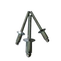 China High Strength 4.8mm Open End Blind Rivets with Iron Countersunk Head in Bright Finish for sale