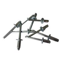 China 10mm Length Iron Open End Blind Rivets Durable Round Head High Strength for Industrial for sale