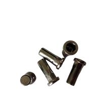 China Stainless Steel Flat Head Semi-Hex Closed End Rivet Nut for Automotive Cadmium Plated for sale