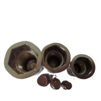China Stainless Steel Flat Head Semi-Hex Closed End Rivet Nut for Automotive Cadmium Plated for sale
