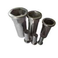 China Stainless Steel Flat Head Semi-Hex Closed End Rivet Nut for Automotive Cadmium Plated for sale