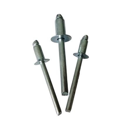 China DIN Standard Competitive Open End Blind Rivets Iron Countersunk Head with Round Head for sale