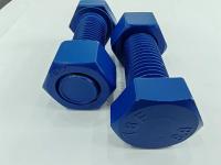 China Full Thread Hex Head Bolts in ZINC Finish for High Strength Alloy Steel DIN933 DIN931 for sale