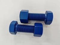China Full Thread Hex Head Bolts in ZINC Finish for High Strength Alloy Steel DIN933 DIN931 for sale