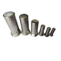 China Simple and Fast Installation Semi-Hex Closed End Rivet Nut in Black Stainless Steel for sale