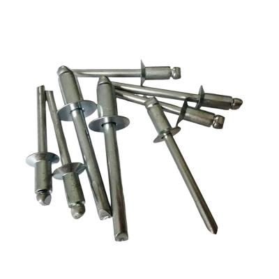 China 6.4mm Open End Countersunk Head Blind Rivets in White for Easy Installation from Iron for sale