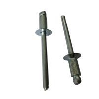 China 6.4mm Open End Countersunk Head Blind Rivets in White for Easy Installation from Iron for sale