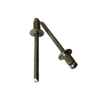 China Stainless Steel Standard Rivet 3.0mm Open End Blind Rivets in Nature Color Round Head for sale