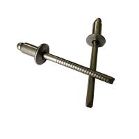 China Stainless Steel Standard Rivet 3.0mm Open End Blind Rivets in Nature Color Round Head for sale