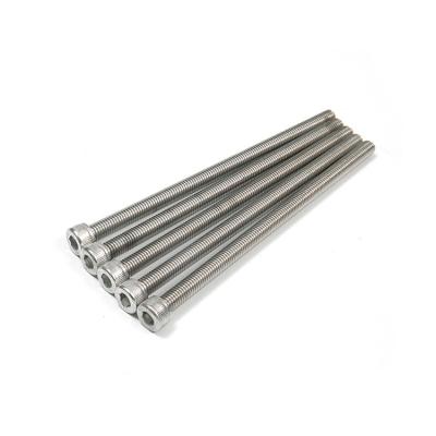 China A-level Grade Stainless Steel DIN912 Half Thread Hex Socket Screws High Strength for sale