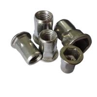 China Metric Semi-Hex Blind Threaded Rivet Nut with Stainless Steel 304 8-18 Standard Material for sale