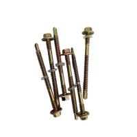 China Metric Self-Drilling Dovetail Screws with Countersunk Head and Theft Nylon Patch for sale