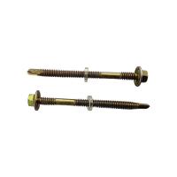 China Hex Head Self Tapping Roofing Screw with Zinc Plated Carbon Steel Metric Measurement for sale