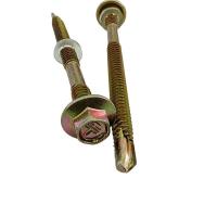 China Hex Head Self Tapping Roofing Screw with Zinc Plated Carbon Steel Metric Measurement for sale