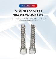 China 304 Stainless Steel Hex Socket Bolts DIN 912 Plain Finish for Wine Glass Head Bolts for sale