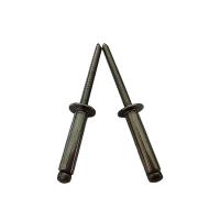 China 12mm Open End Blind Rivets Stainless Steel Round Head White Standard Rivet High Strength for sale