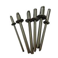 China 12mm Open End Blind Rivets Stainless Steel Round Head White Standard Rivet High Strength for sale