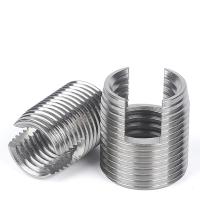 China Metric and AISI Stainless Steel Slotted Self Tapping Thread Insert 3mm-3000mm Length for sale