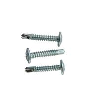 China Stainless Steel Cross Round Head Drill Screws Pad Large Galvanized Flat Head Self-Drilling Dovetail Screws for sale