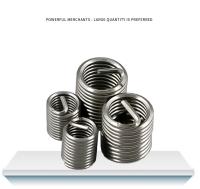 China 304 Stainless Steel Screw Thread Repair Sleeve Wire Coiled Helical Sleeve Thread Insert for sale