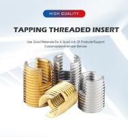China 316L M2 M3 M4 M5 M6 M8 M10 Helical Repair Slotted Stainless Steel Brass Self Tapping Threaded Insert Nut for sale