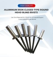 China Closed End Aluminum-Iron Round Head Blind Rivet for Heavy-Duty Applications for sale