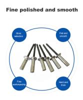 China Closed End Aluminum-Iron Round Head Blind Rivet for Heavy-Duty Applications for sale