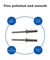 China Stainless Steel Iron Drawing Nail Core Rivet for 4.8/6.4/7.8mm Fastening Applications for sale