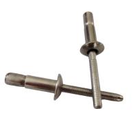 China DIN Standard Anlock Type Blind Rivets for OEM ODM Round Head Semi-Tubular Rivet Steel for sale