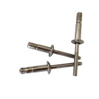 China DIN Standard Anlock Type Blind Rivets for OEM ODM Round Head Semi-Tubular Rivet Steel for sale