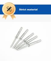 China Silvery Stainless Steel 304 All Steel Open Type Blind Rivets 4.8 6.4mm and Performance for sale